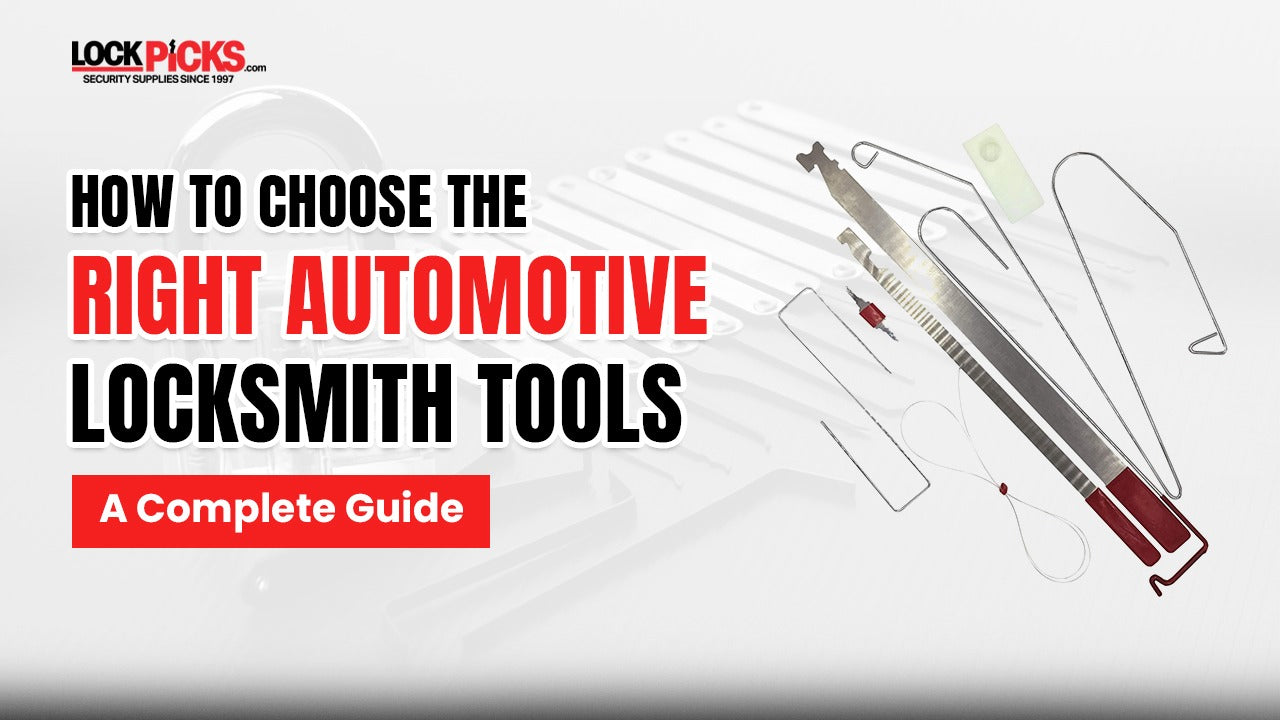 How to Choose the Right Automotive Locksmith Tools: A Complete Guide ...