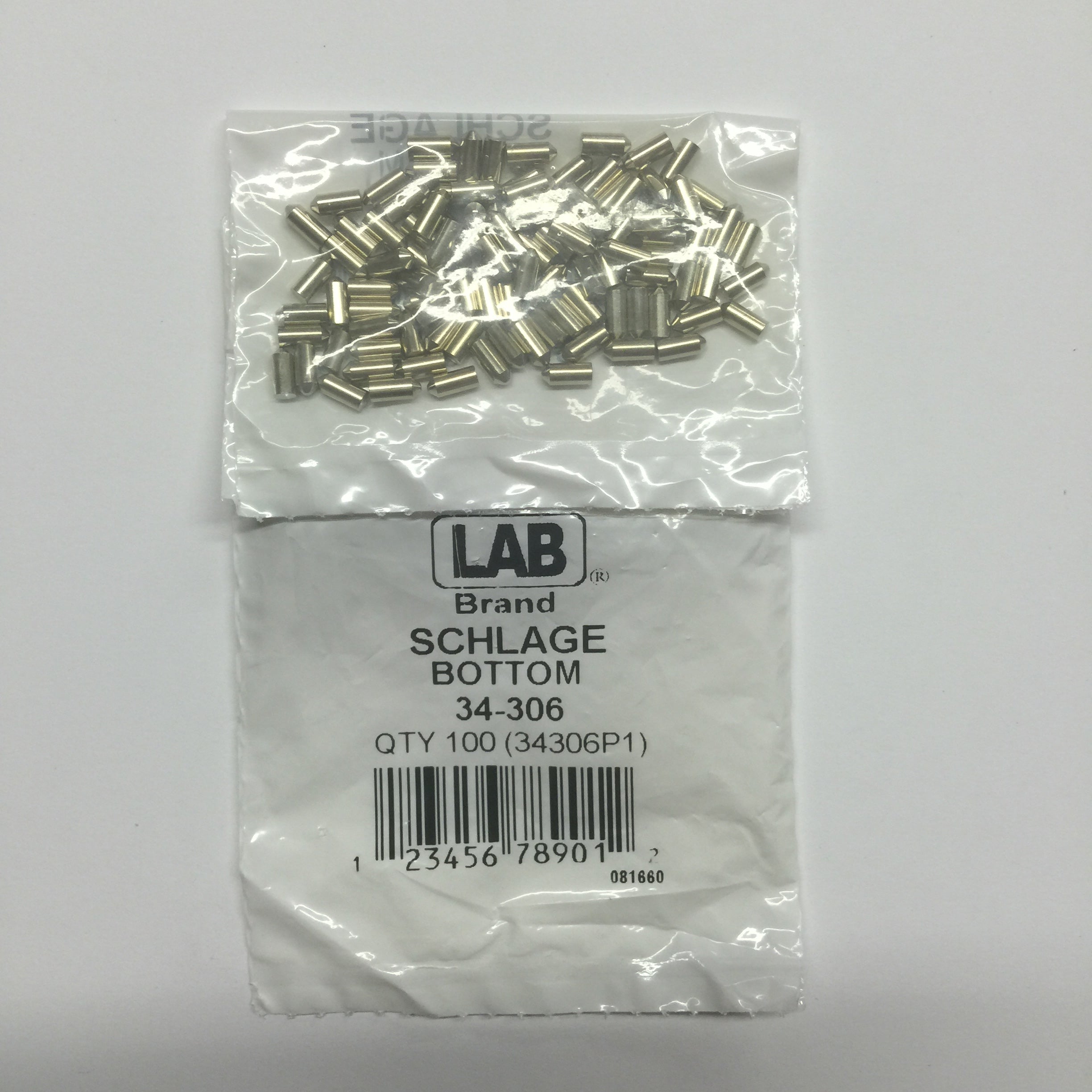 #6 Schlage Bottom Pin .255 (100) - LAB | LockPicks.com – Lockpicks.com