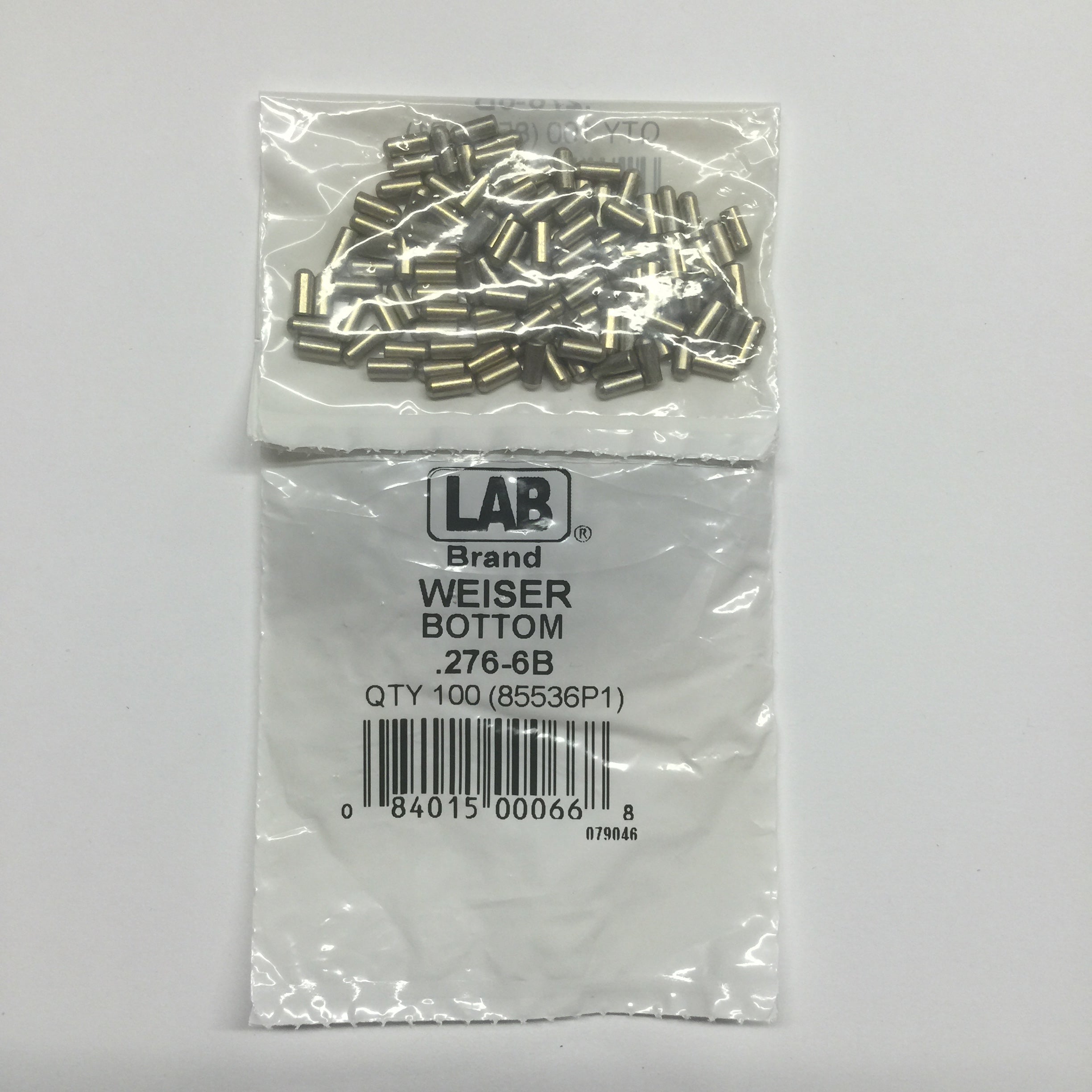 #6 Weiser Bottom Pin .276 (100) - LAB | LockPicks.com – Lockpicks.com
