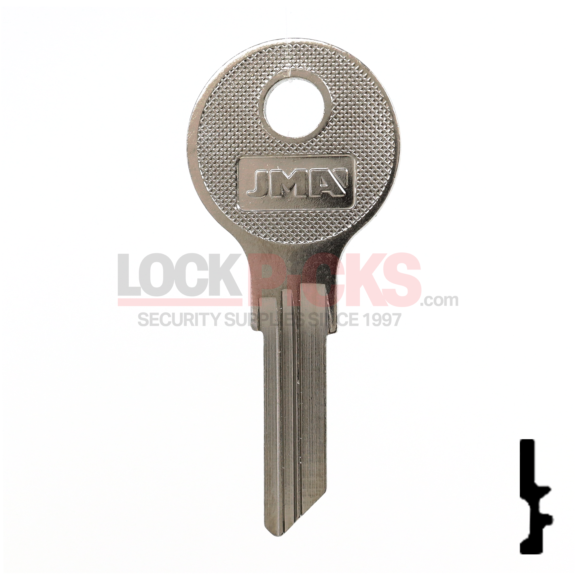 Chicago Steelcase (AP5, CHI-11, 100AM) Nickel Plated Key Blank -by JMA ...