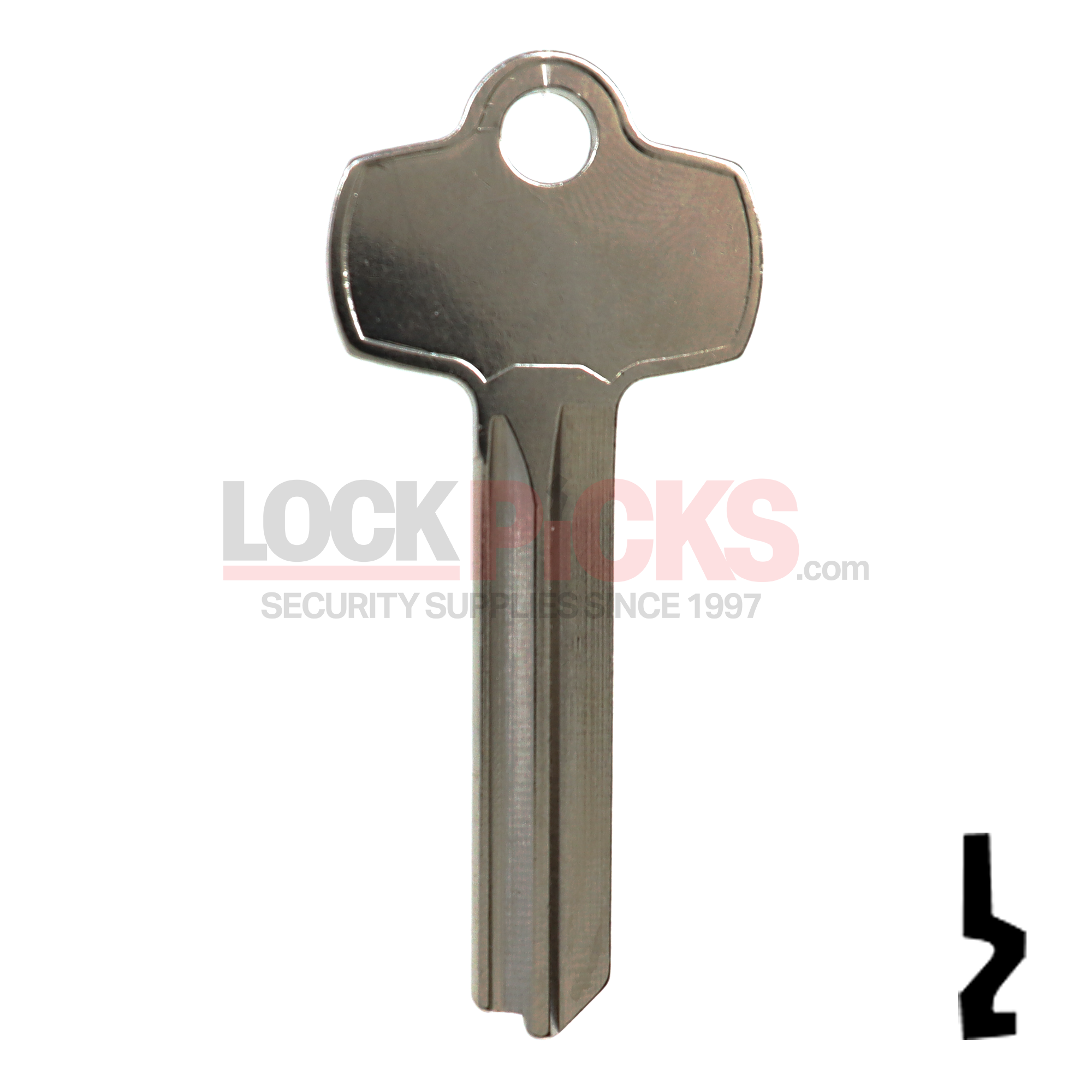 BEST 'A' (BE2-NP, A1114A) NP Key Blank - JMA | Lockpicks.com