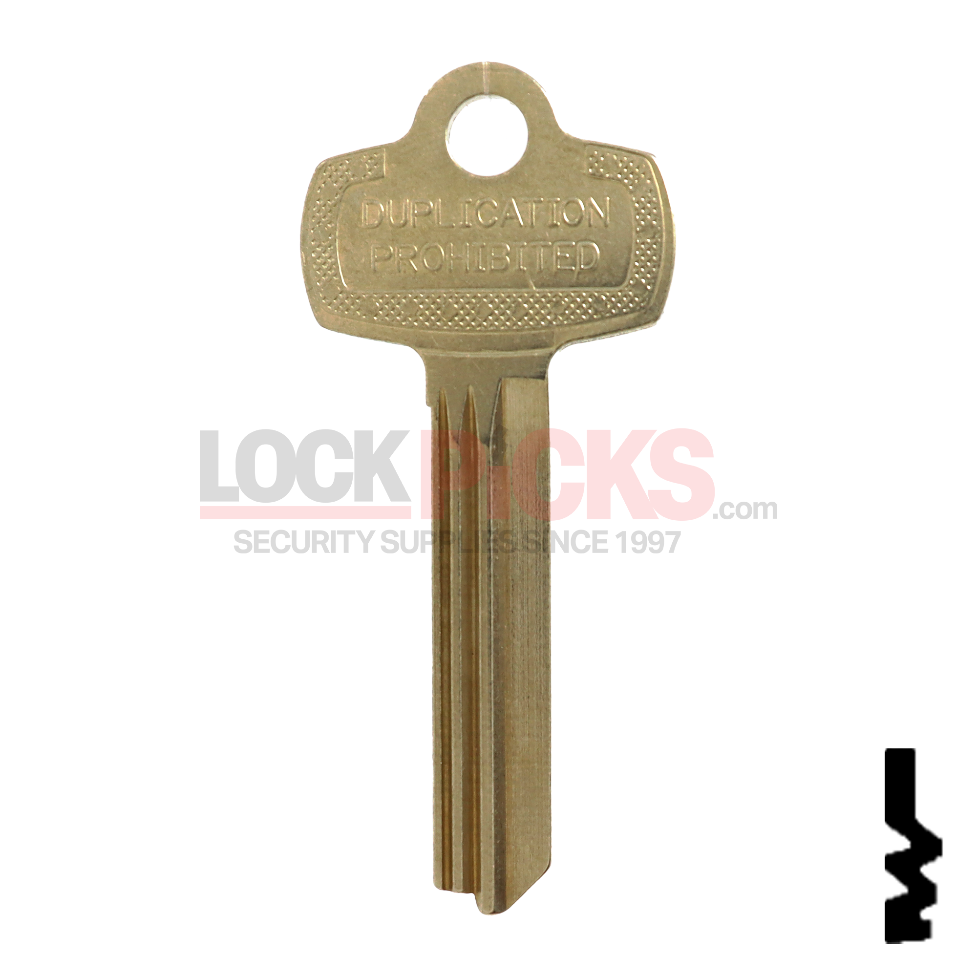 BEST 'TB' (BES-17D, A1114TB) Nickel Plated Key Blank -by JMA ...