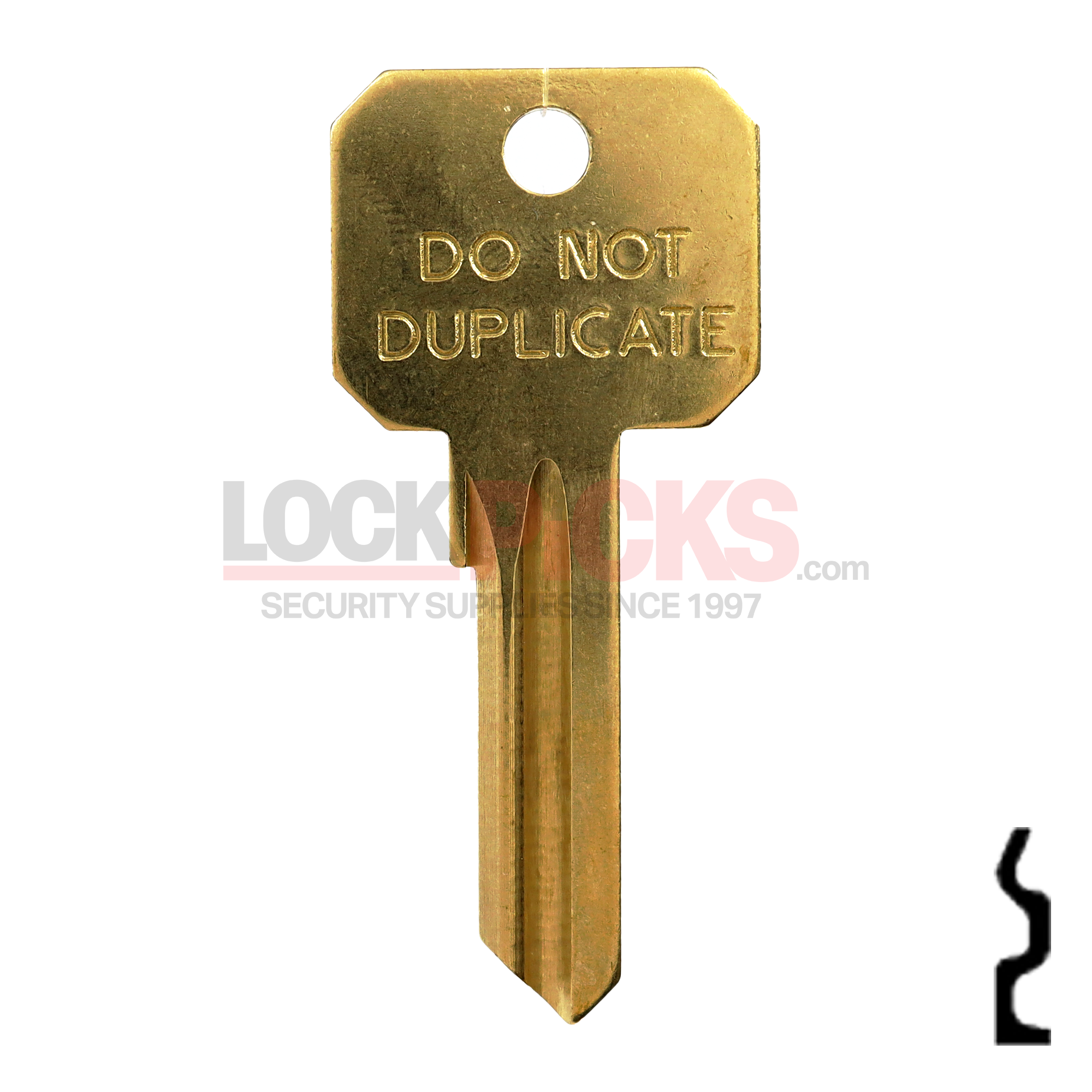 YALE (Y1-DND,999) Key Blank | LockPicks.com – Lockpicks.com