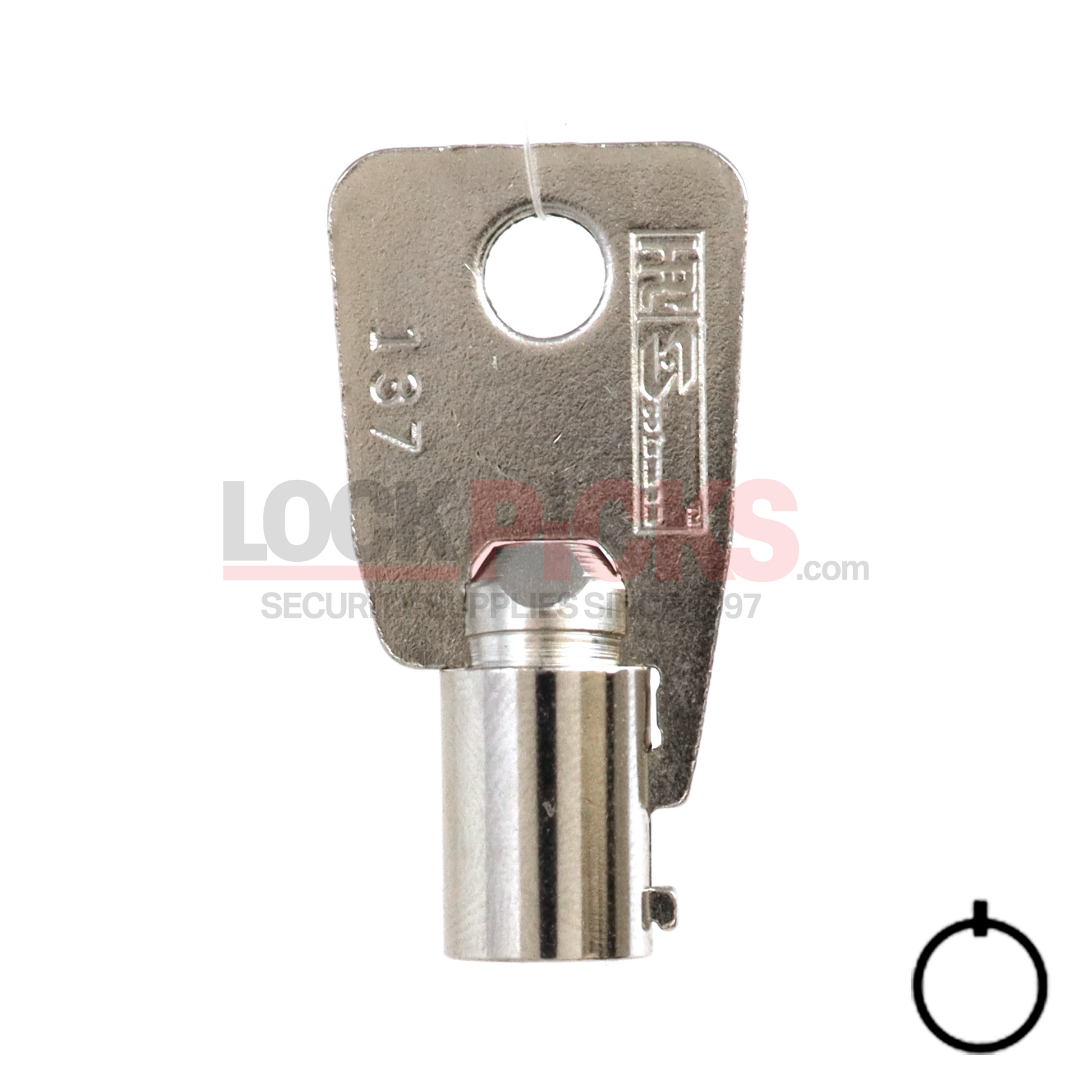 KB-137 Steel Tubular Key Blank - Durable & Precise – Lockpicks.com