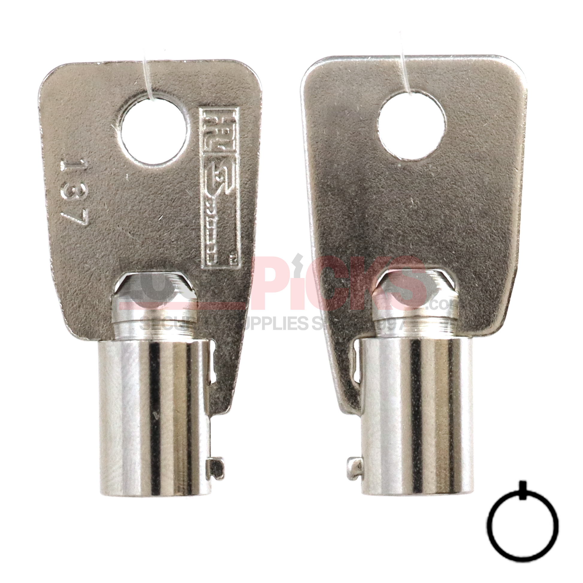 KB-137 Steel Tubular Key Blank - Durable & Precise – Lockpicks.com