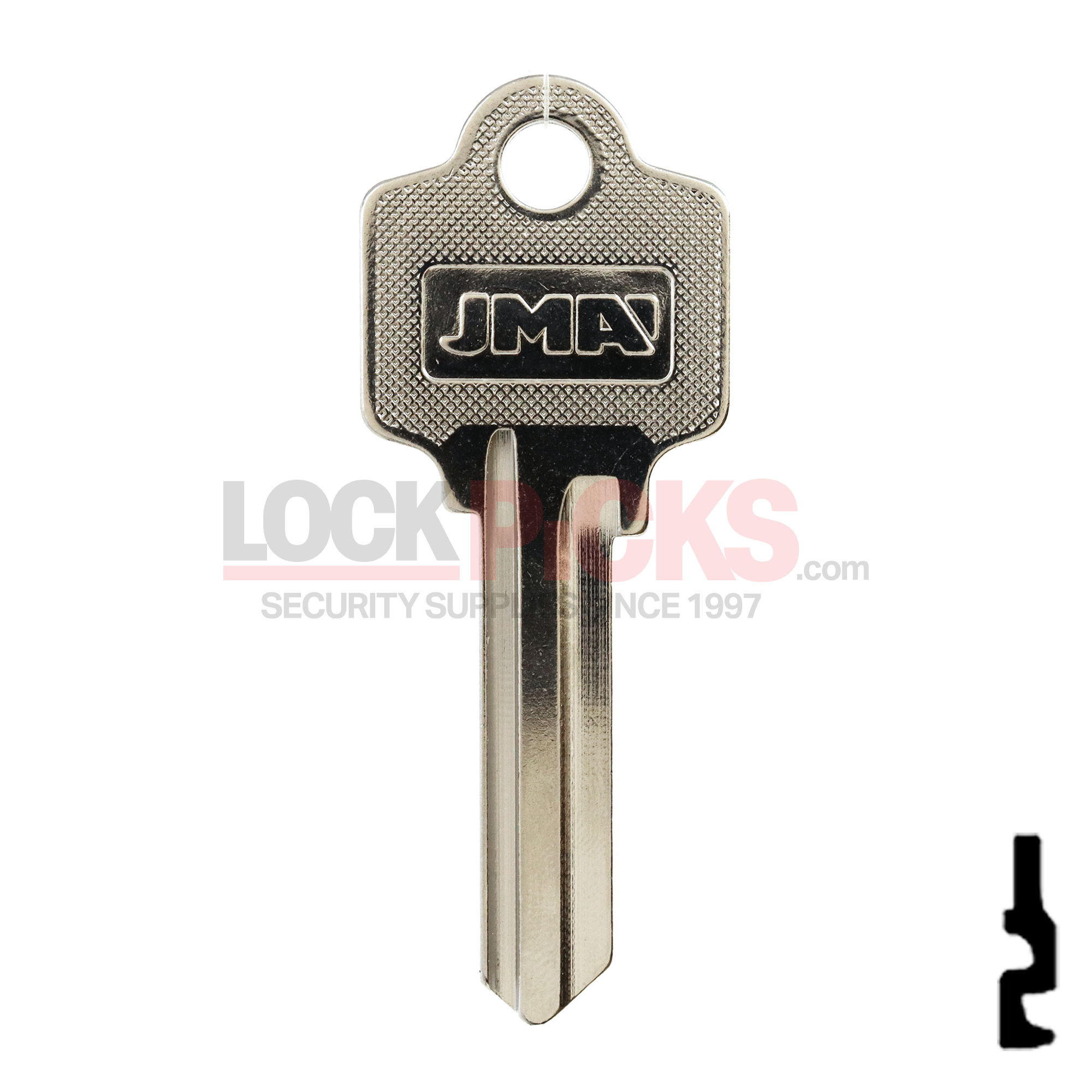 ARROW (AR3-NP,6-Pin) Key Blank By JMA | LockPicks.com – Lockpicks.com