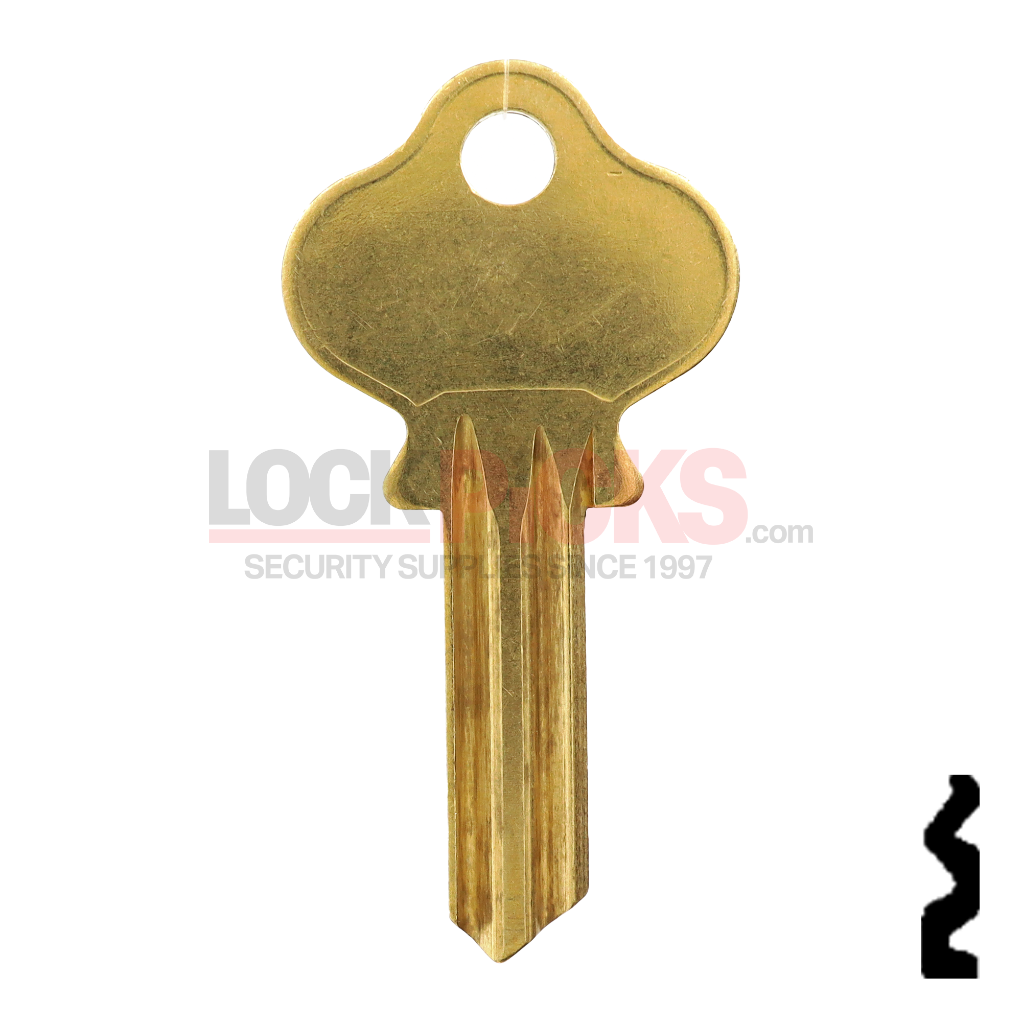 LOCKWOOD (L1-BR,1004) | Key Blank | LockPicks.com – Lockpicks.com