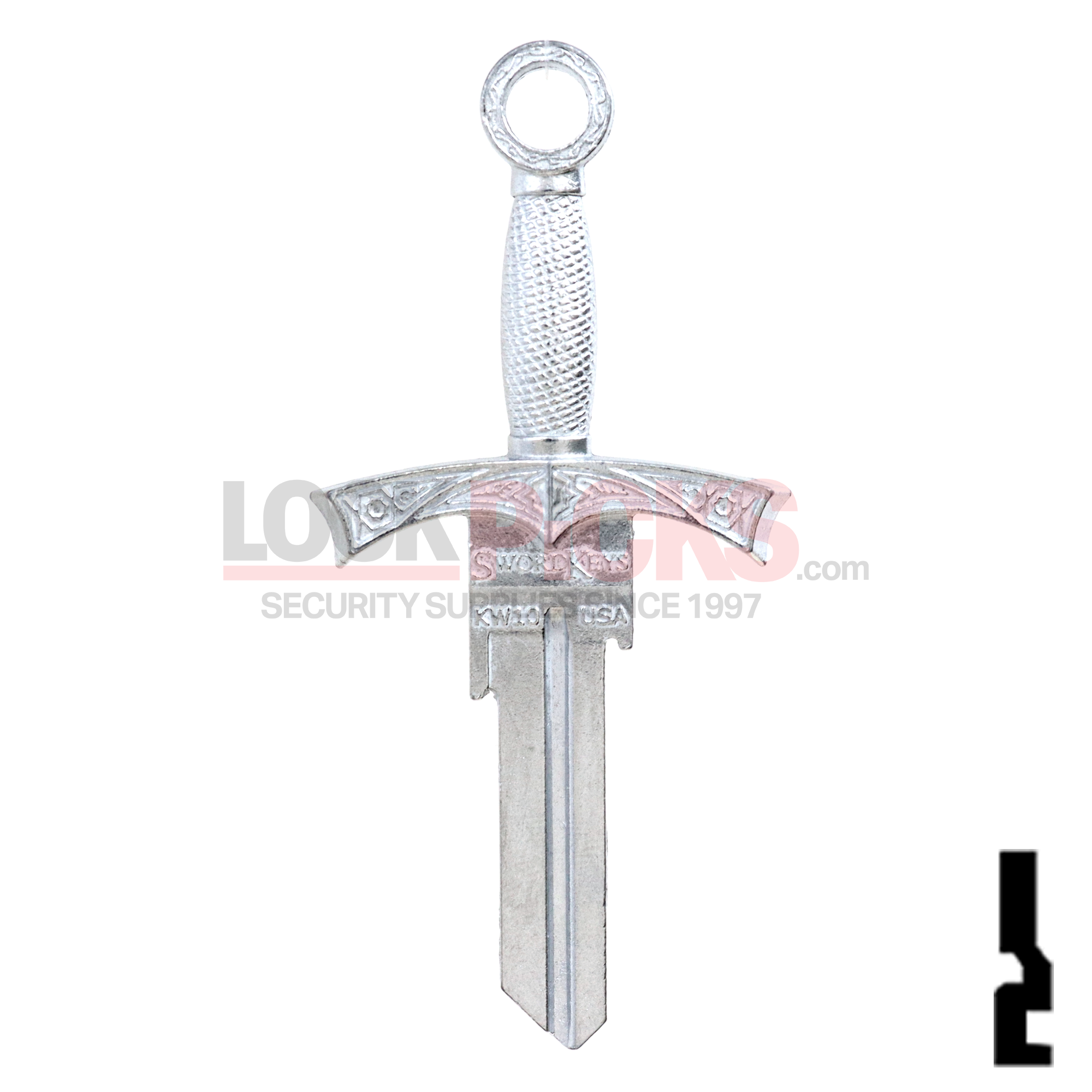 Forged Key Shapes KW1/11 Sword -by Lucky Line – Lockpicks.com