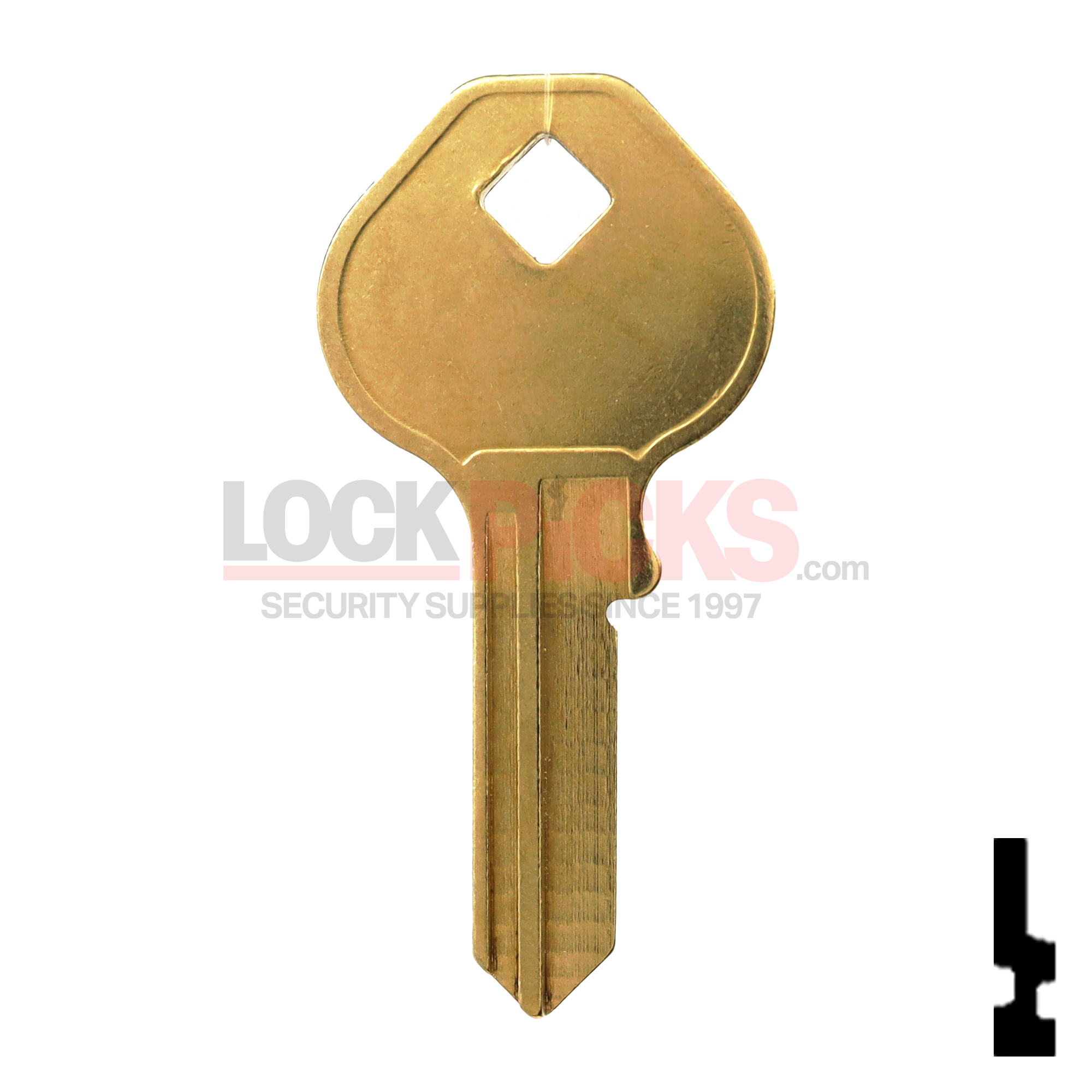 MASTER (M12-BR,1092D) | Key Blank | LockPicks.com – Lockpicks.com