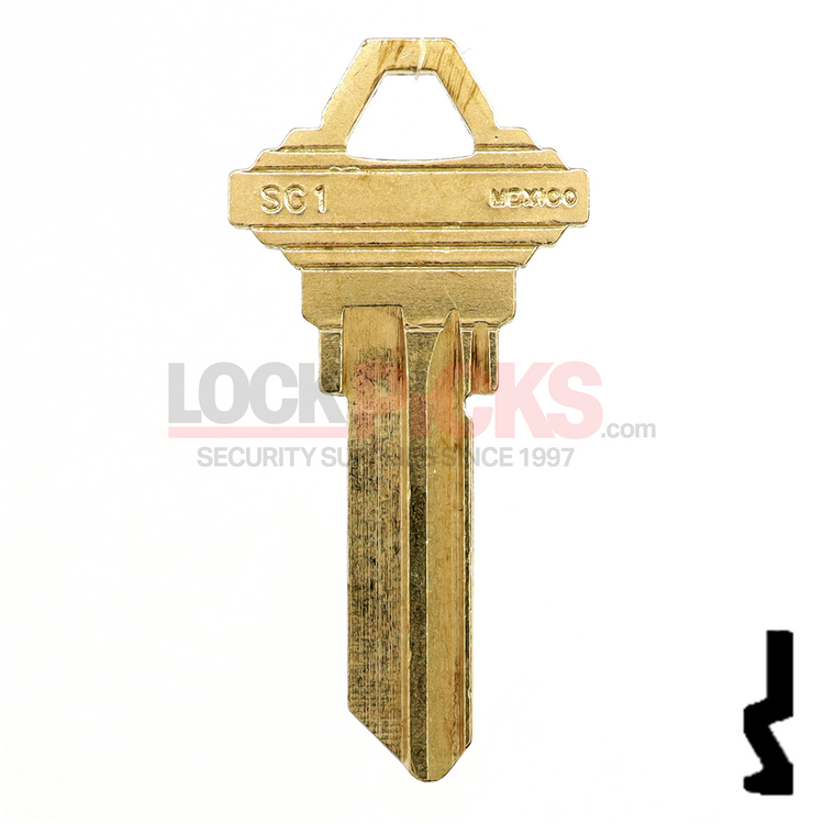 Schlage Key Blanks | Schlage SC1 Keys | Lockpicks.com