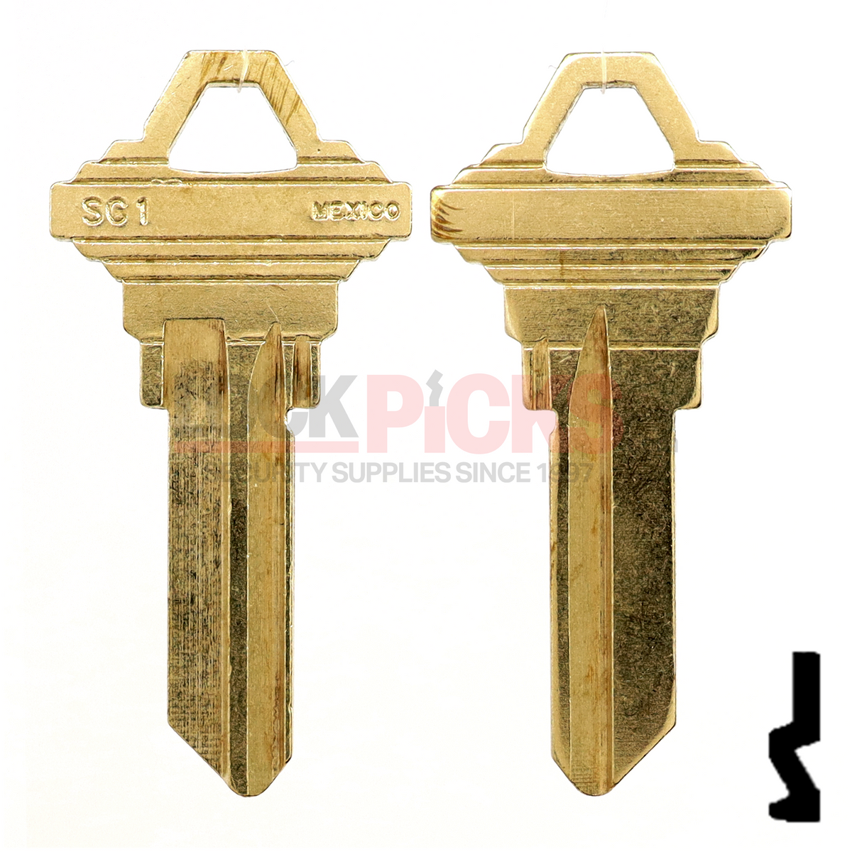 Schlage Key Blanks | Schlage SC1 Keys | Lockpicks.com