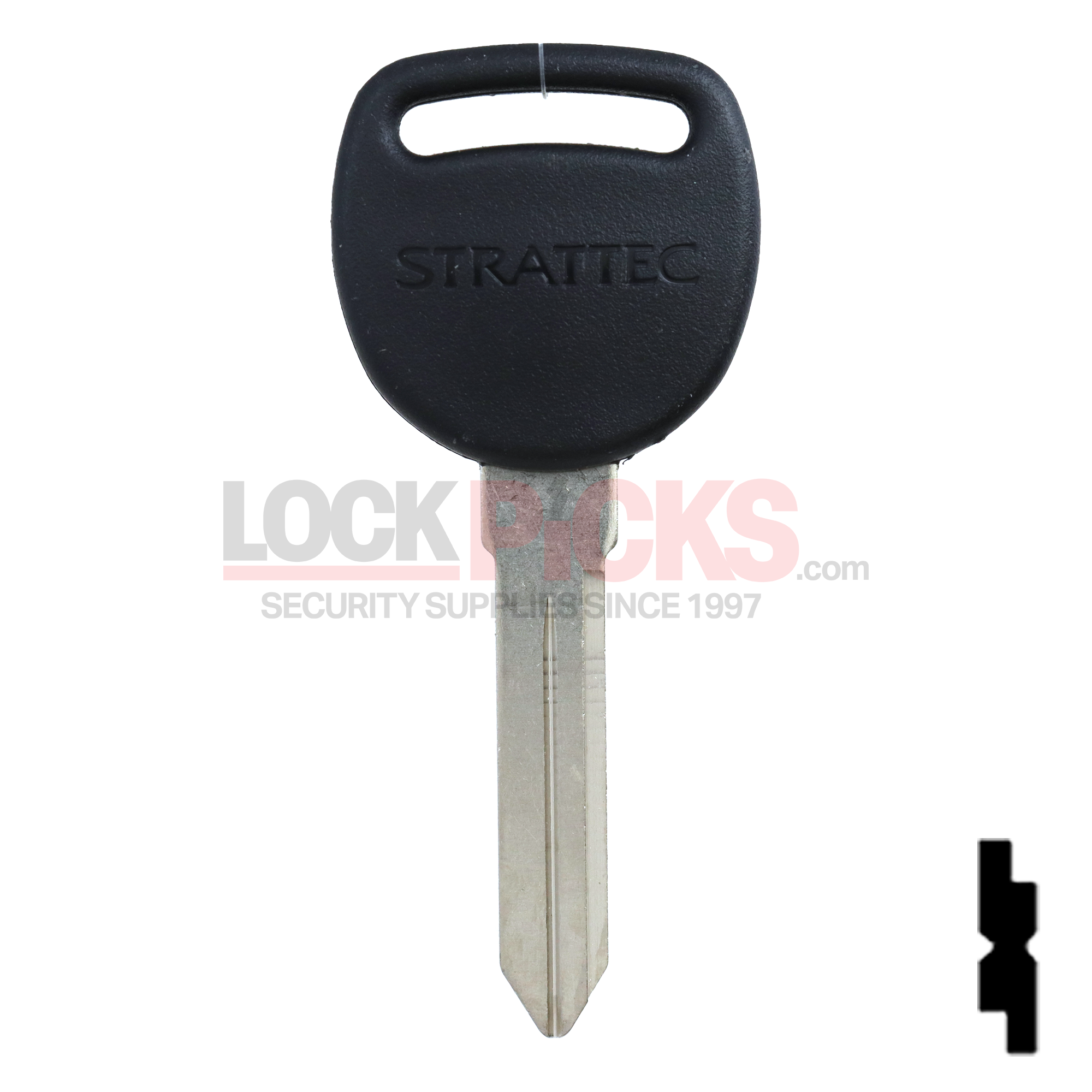 GM (B99-PT5) Transponder Key w/ Strattec Logo Megamos 13 -by Strattec ...