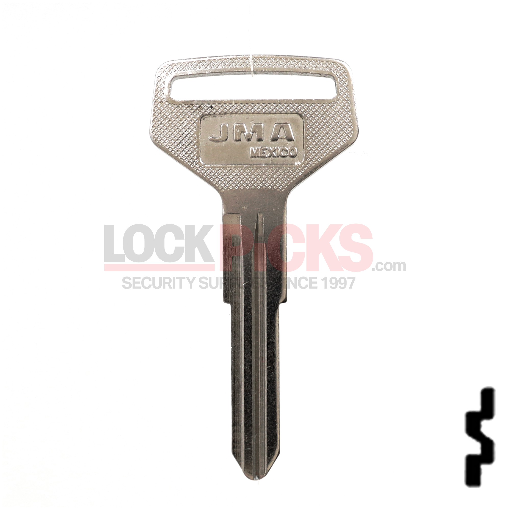 Toyota Key Blank (TR25-NP, TOYO-35D) | LockPicks.com – Lockpicks.com