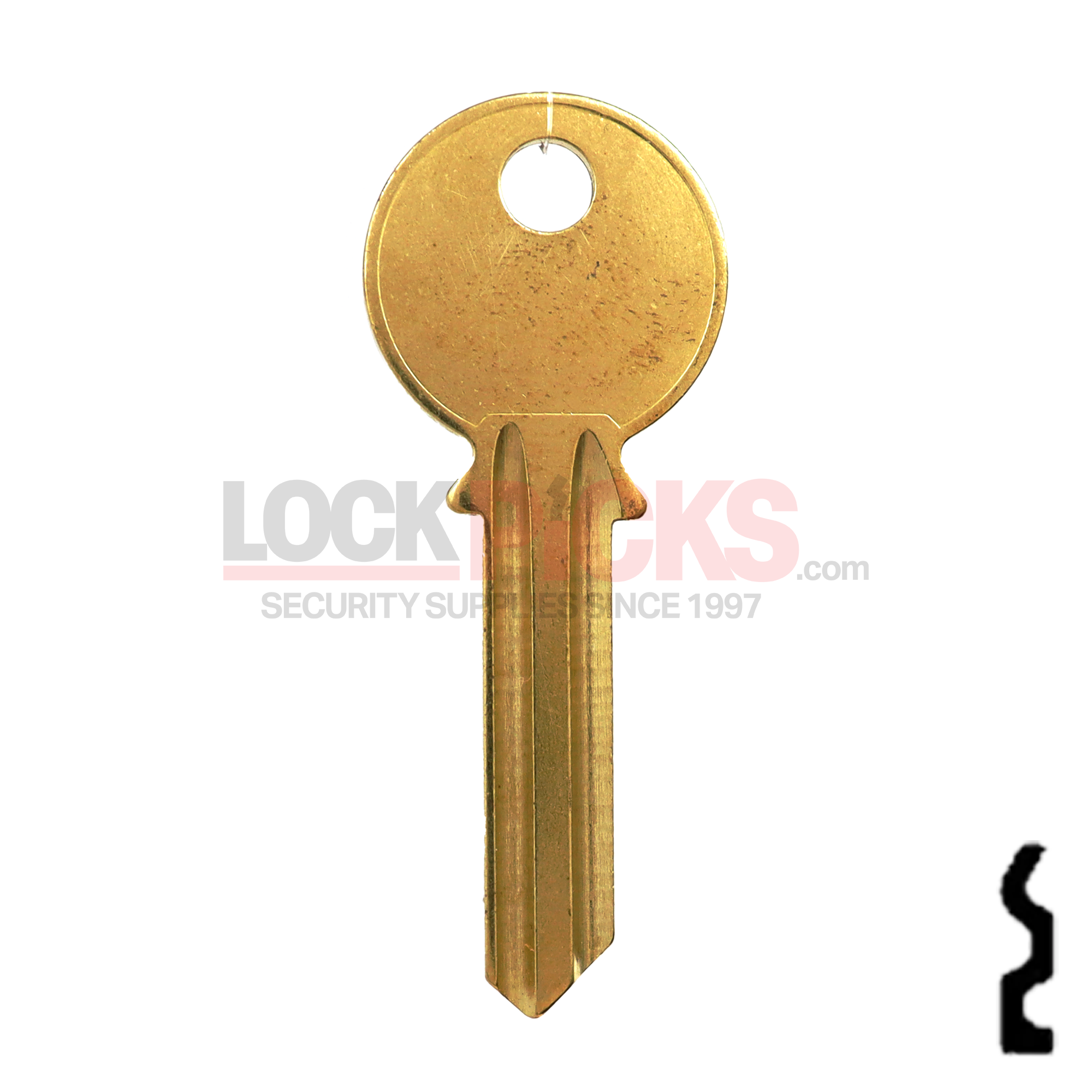 Yale Y2 | Key Blank | LockPicks.com – Lockpicks.com