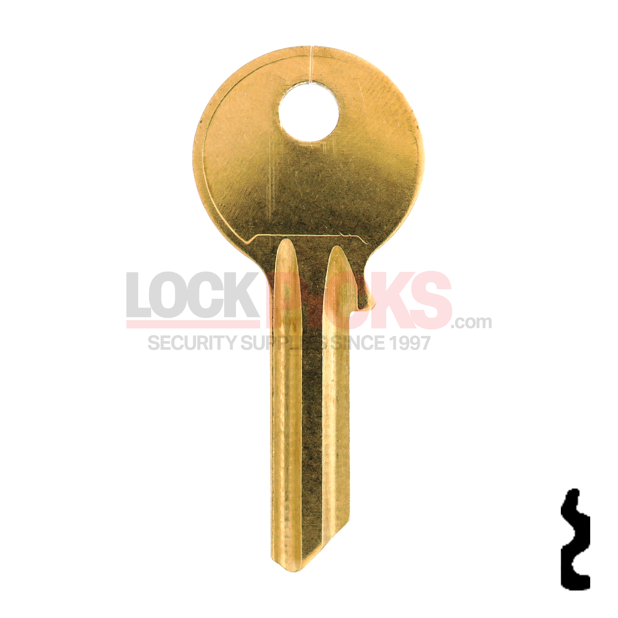 Uncut Key Blank | JMA | YALE (Y52-BR,997E) | Lockpicks.com