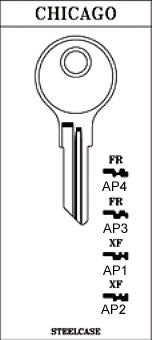 CHICAGO/STEELCASE (AP1-BR,101AM) – Lockpicks.com