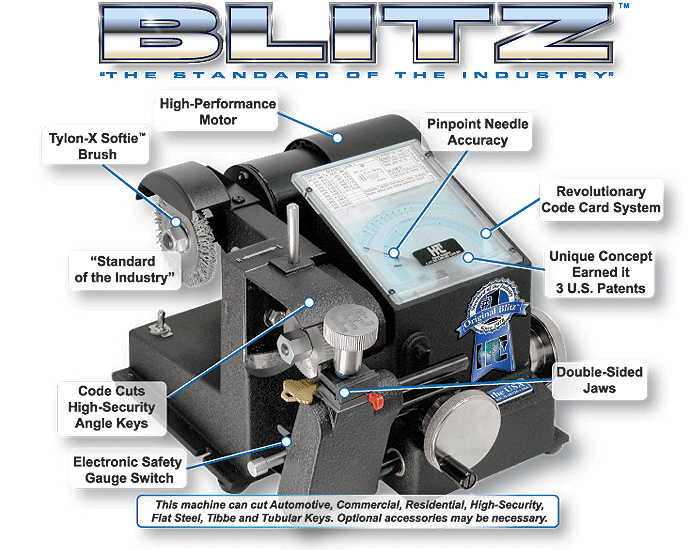 HPC Blitz Key Code Cutting Machine | LockPicks – Lockpicks.com