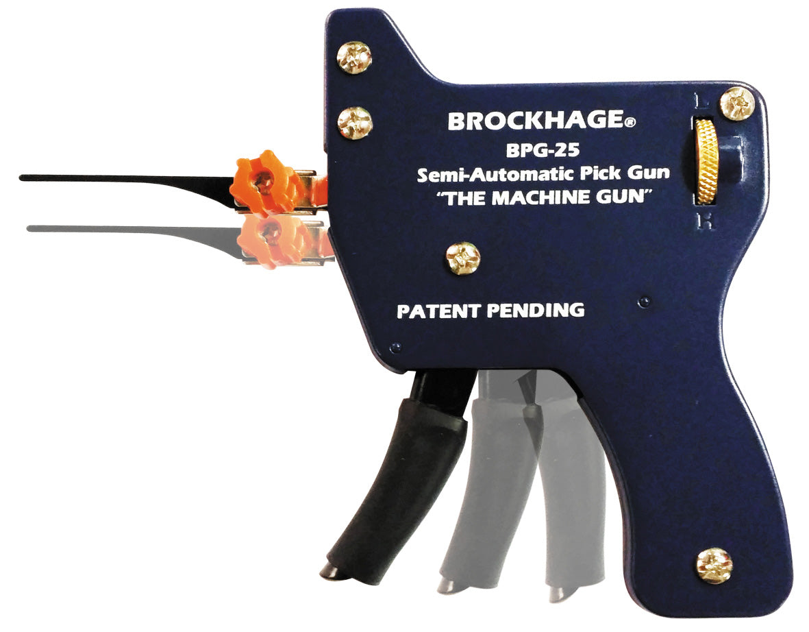 Unlock with Ease: BROCKHAGE BPG-25 Semi-Automatic 2-Phase Lock Pick Gun ...