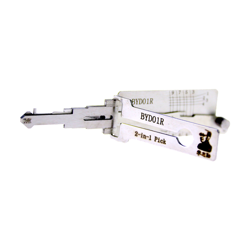 Original Lishi Mitsubishi (BYD01R) 2-in-1 Reader Tool for Lock Decoding ...