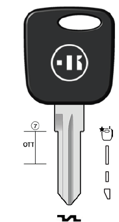 Ashton Martin / Shell Key -by Keyline | LockPicks.com – Lockpicks.com
