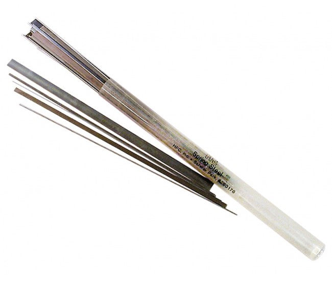 Comprehensive Flat and Round Spring Steel Assortment - 9" Lengths by ...