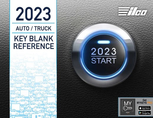 Ilco 2023 Auto Truck Key Blank Reference catalog | LockPicks.com ...