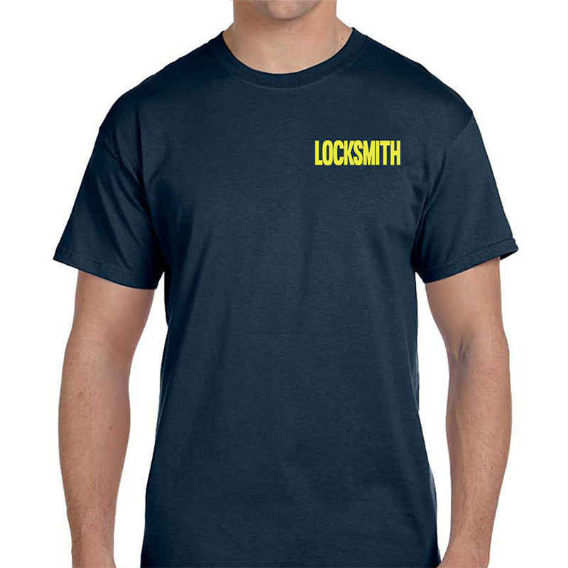Blue Dusk LOCKSMITH Logo T-Shirt – Lockpicks.com